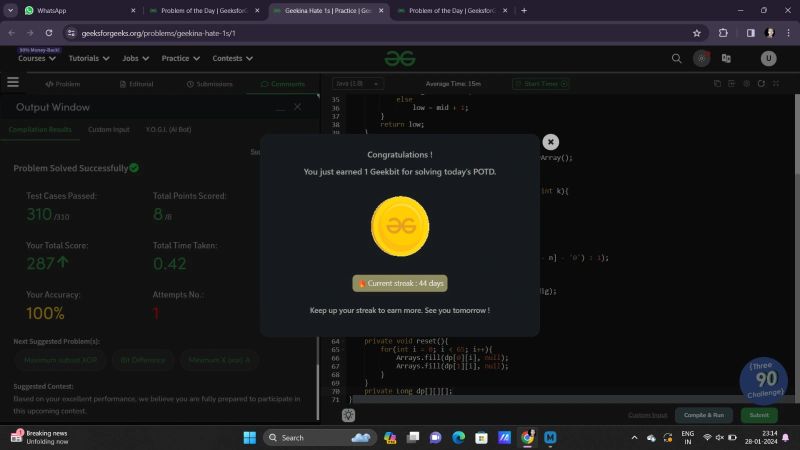 Uday Bajpai on LinkedIn: #leetcode #gfg #codingninjas #dsa Uday Bajpai on LinkedIn: #leetcode #gfg #codingninjas #dsa