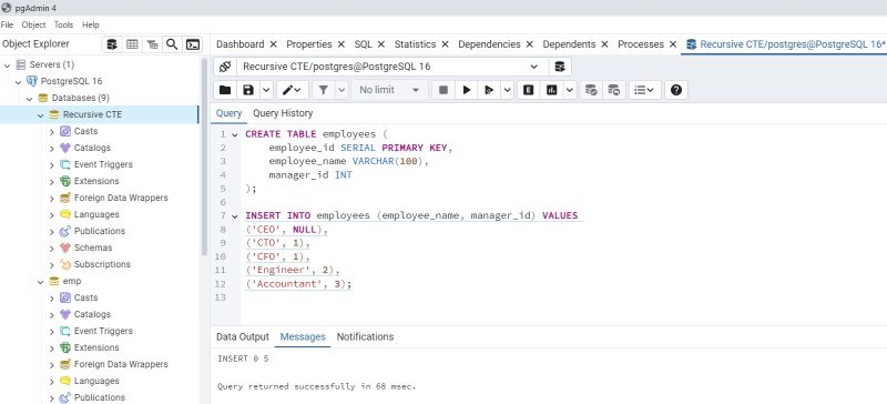 Afshan Zameer Khan on LinkedIn: #postgresql #sql #dataengineering #ctes ... Afshan Zameer Khan on LinkedIn: #postgresql #sql #dataengineering #ctes ...