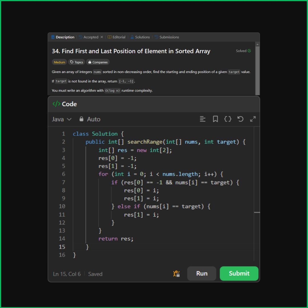 Jeeva K on LinkedIn: #javaprogramming #leetcode #arraymanipulation # ... Jeeva K on LinkedIn: #javaprogramming #leetcode #arraymanipulation # ...