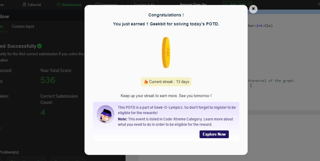 #11/100daysofcode Today we solved GeeksforGeeks #potd question in both ... #11/100daysofcode Today we solved GeeksforGeeks #potd question in both ...