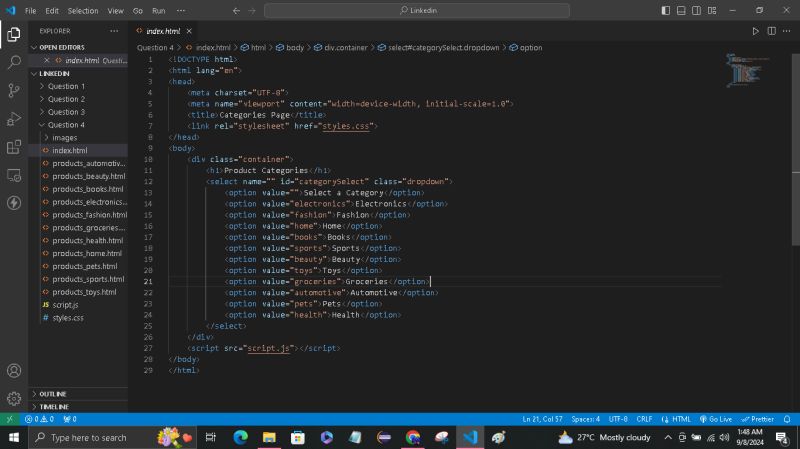 Vaibhav Gupta on LinkedIn: #html #webdevelopment #codingchallenge # ... Vaibhav Gupta on LinkedIn: #html #webdevelopment #codingchallenge # ...