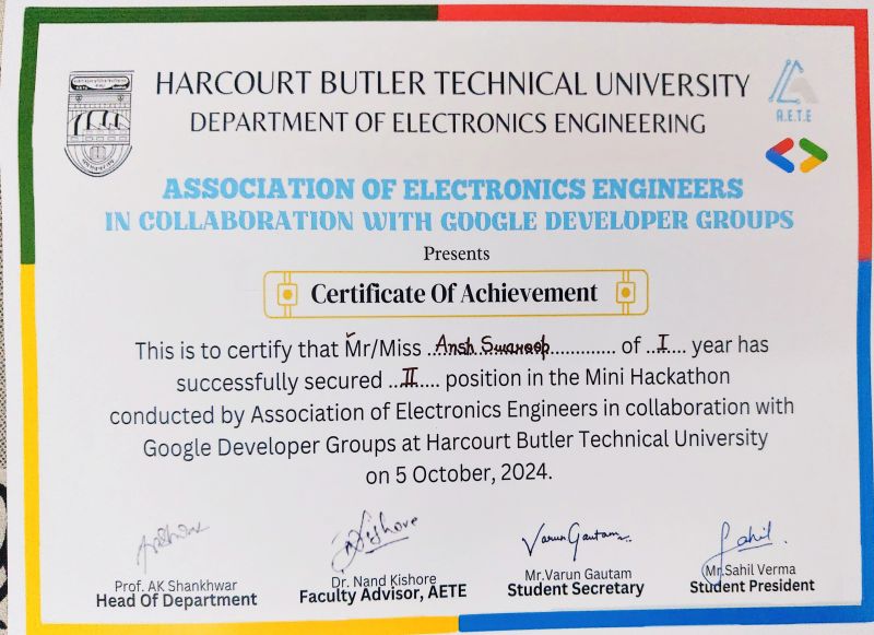 Ansh Swaroop on LinkedIn: #achievement #grateful #keepgrowing #competition Ansh Swaroop on LinkedIn: #achievement #grateful #keepgrowing #competition