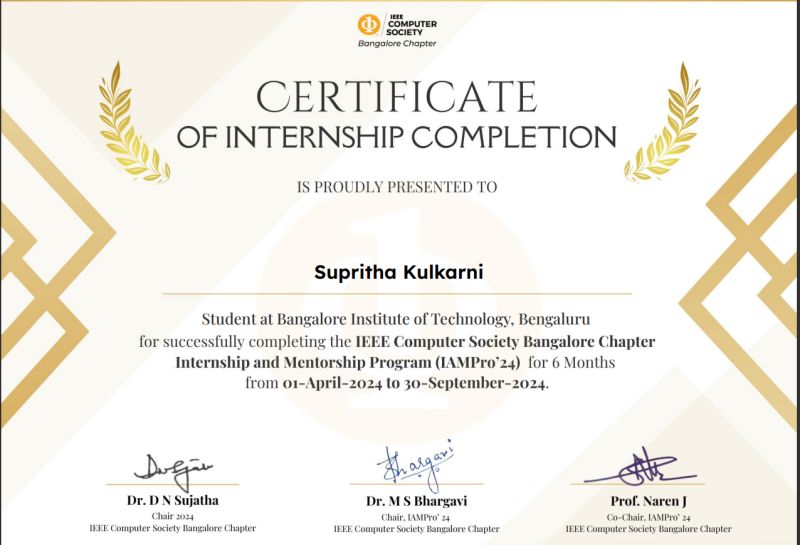 Supritha Kulkarni on LinkedIn: Hey connections, Excited to share that I ... Supritha Kulkarni on LinkedIn: Hey connections, Excited to share that I ...