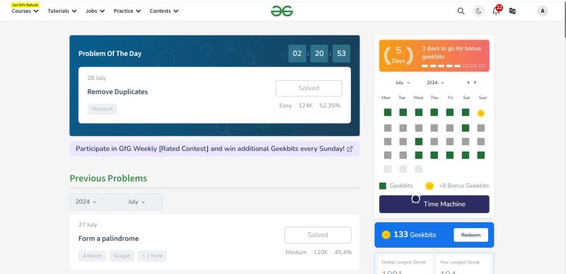 ASHUTOSH TIWARI on LinkedIn: #geekstreak2024 #gfg #potd ASHUTOSH TIWARI on LinkedIn: #geekstreak2024 #gfg #potd