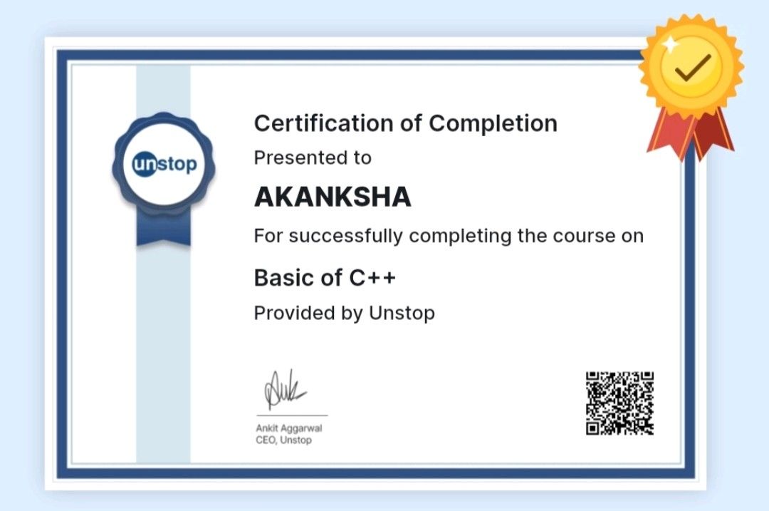 AKANKSHA REDDY(She/Her) on LinkedIn: #unstop #c AKANKSHA REDDY(She/Her) on LinkedIn: #unstop #c