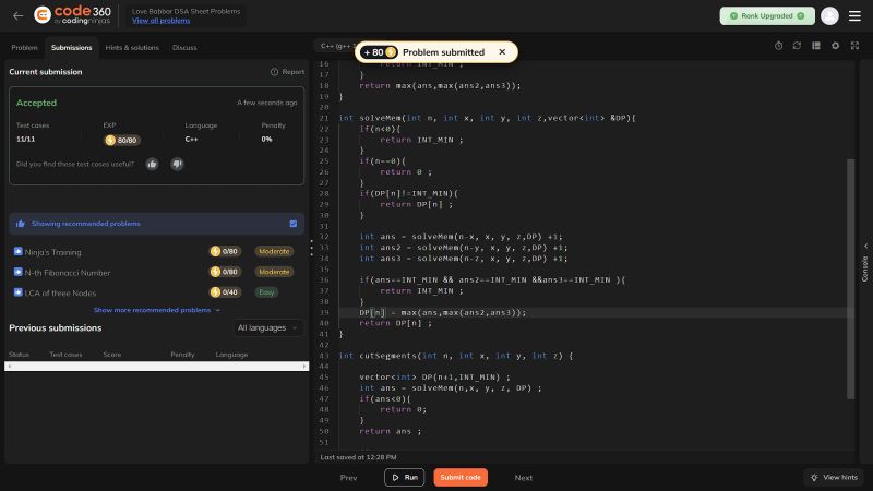#dsa #dsa #dynamicprogramming #codingjourney | Ankush Kundu #dsa #dsa #dynamicprogramming #codingjourney | Ankush Kundu
