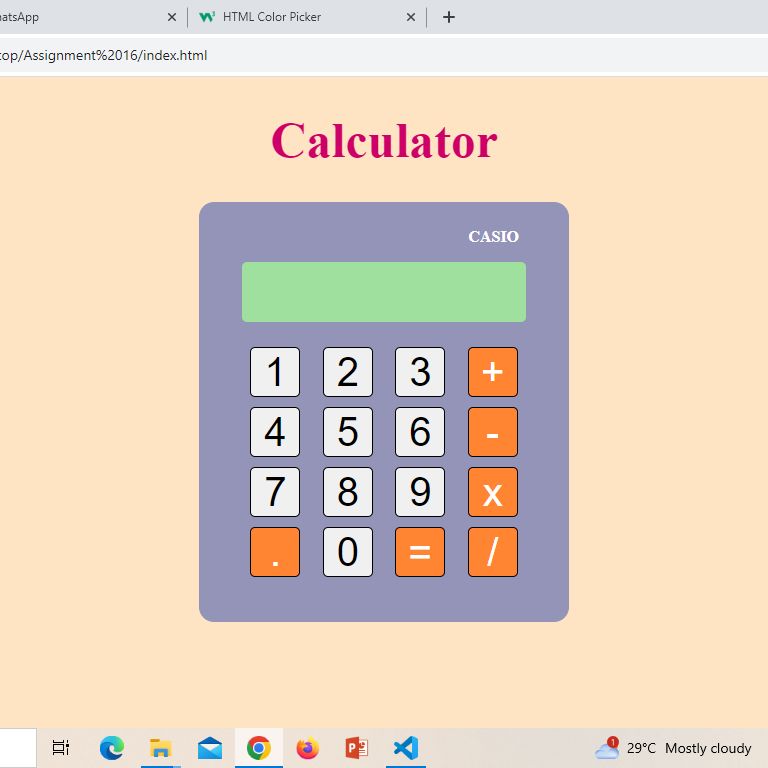 Tanaya Khande on LinkedIn: Hello👋, I have created calculator using HTML ... Tanaya Khande on LinkedIn: Hello👋, I have created calculator using HTML ...