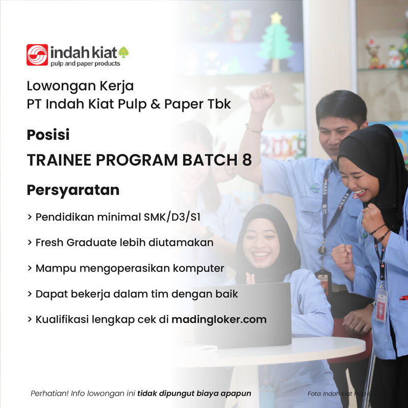 Madingloker Official on LinkedIn: PT Indah Kiat Pulp & Paper Tbk Madingloker Official on LinkedIn: PT Indah Kiat Pulp & Paper Tbk