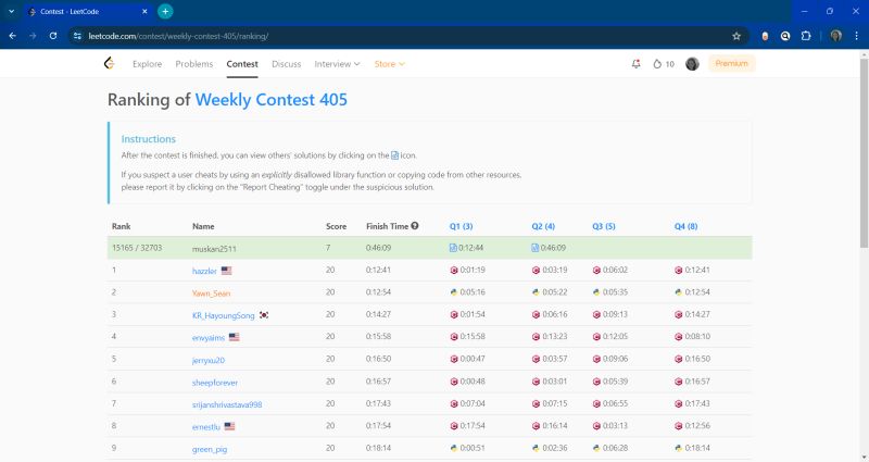 Muskan Thakur on LinkedIn: #coding #leetcode #continuouslearning # ... Muskan Thakur on LinkedIn: #coding #leetcode #continuouslearning # ...