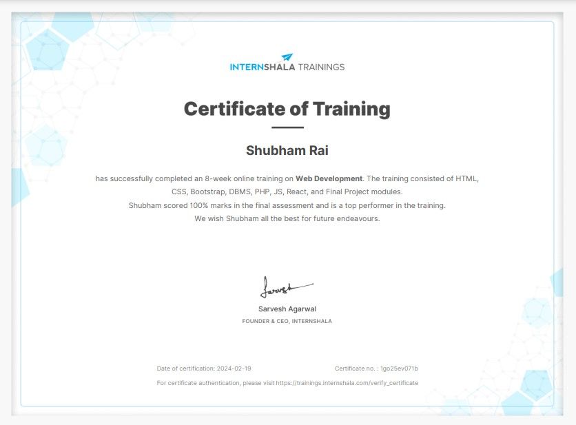 Shubham Rai on LinkedIn: #webdevelopment #reactjs #javascript # ... Shubham Rai on LinkedIn: #webdevelopment #reactjs #javascript # ...