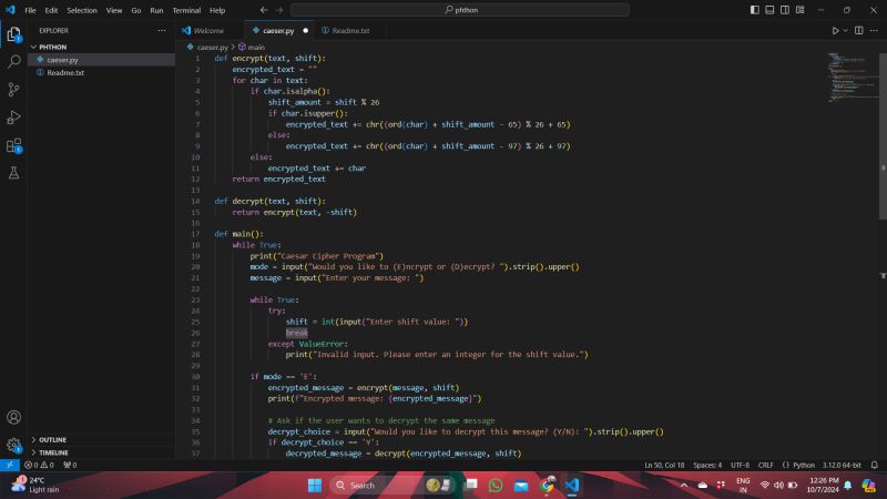 Abhinand C on LinkedIn: #cybersecurity #python #encryption # ... Abhinand C on LinkedIn: #cybersecurity #python #encryption # ...