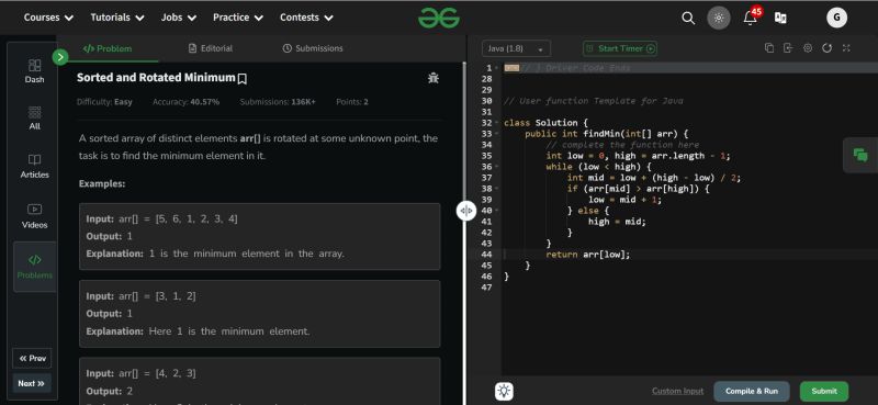 Garima Singh on LinkedIn: #coding #problemsolving #java #algorithms Garima Singh on LinkedIn: #coding #problemsolving #java #algorithms