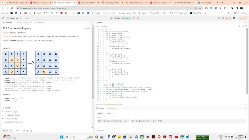 Day 245: DFS for Surrounded Regions | Sujal Sharma posted on the topic ... Day 245: DFS for Surrounded Regions | Sujal Sharma posted on the topic ...