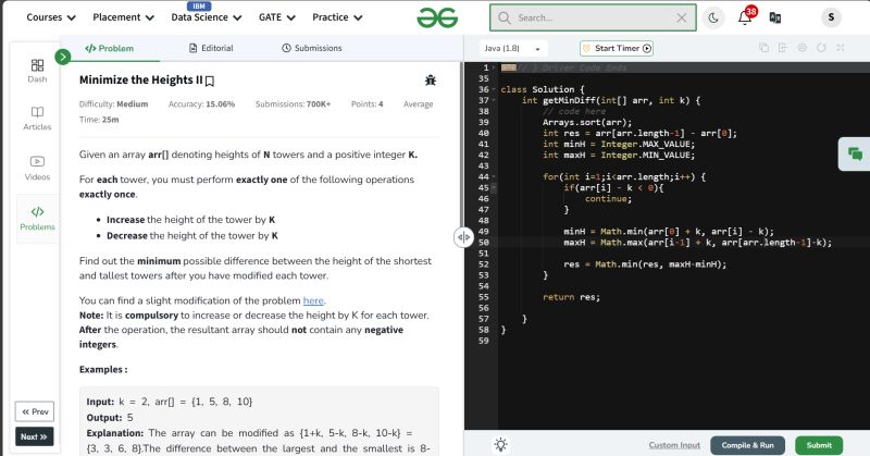 #day9 #160daysofcode #geeksforgeeks #greedyalgorithm #java # ... #day9 #160daysofcode #geeksforgeeks #greedyalgorithm #java # ...