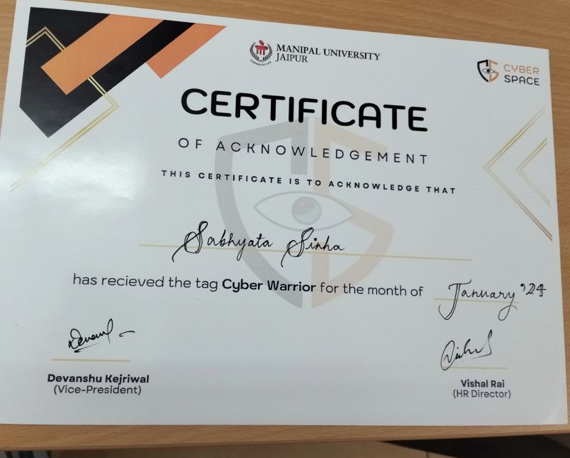 Sabhyata Sinha on LinkedIn: Thrilled to share that I got 2nd position ... Sabhyata Sinha on LinkedIn: Thrilled to share that I got 2nd position ...