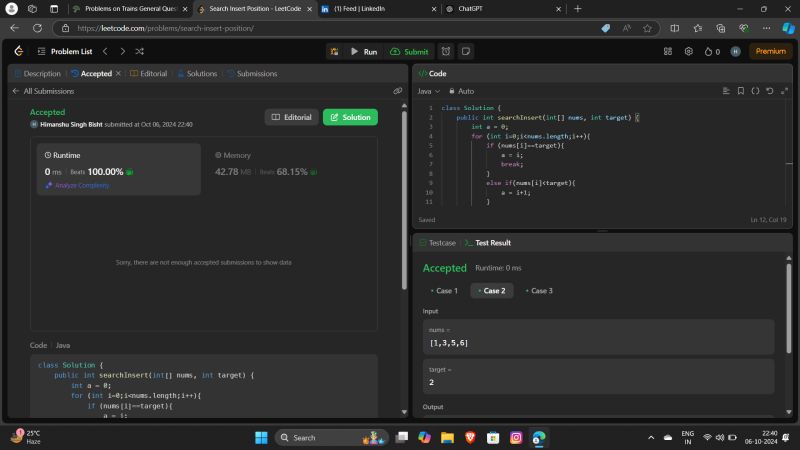 Himanshu Bisht on LinkedIn: #dsachallenge #codingjourney #leetcode # ... Himanshu Bisht on LinkedIn: #dsachallenge #codingjourney #leetcode # ...