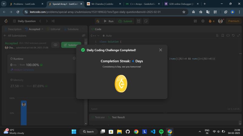 #leetcode #codingjourney #problemsolving #keepgrowing | Ram Gupta #leetcode #codingjourney #problemsolving #keepgrowing | Ram Gupta