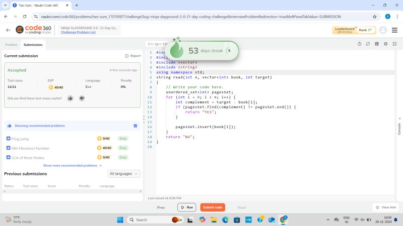 Bharti Pandhare on LinkedIn: #codingchallenge #programming # ... Bharti Pandhare on LinkedIn: #codingchallenge #programming # ...