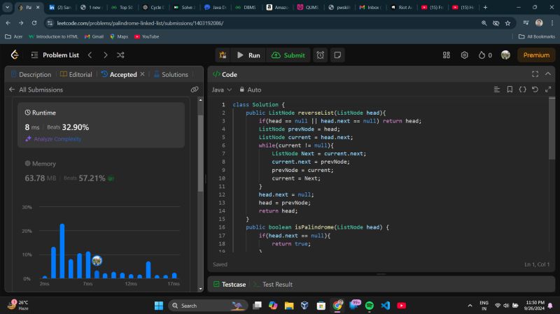 Sarvesh Patel on LinkedIn: #linkedlists #dsa #problemsolving # ... Sarvesh Patel on LinkedIn: #linkedlists #dsa #problemsolving # ...