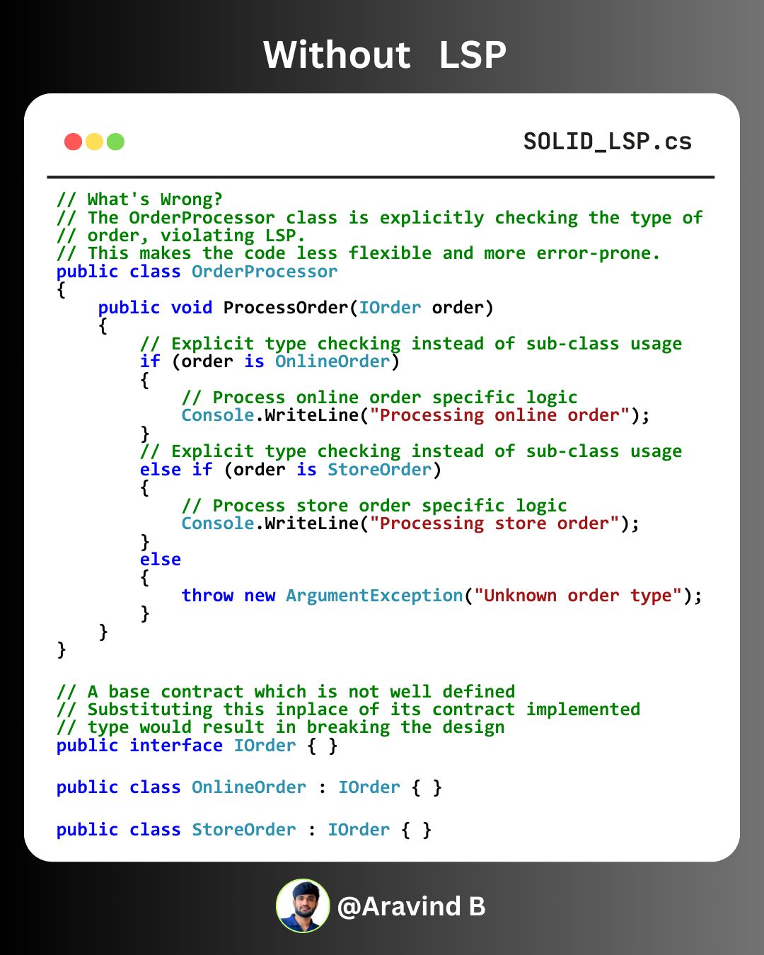 Aravind B on LinkedIn: #dotnet #csharp #programming #codingtips # ... Aravind B on LinkedIn: #dotnet #csharp #programming #codingtips # ...