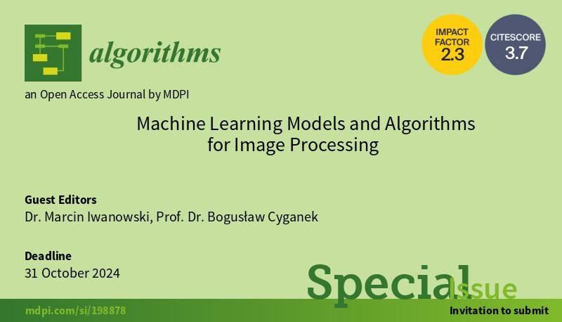 Algorithms MDPI on LinkedIn: #specialissue #machinelearning #algorithms ... Algorithms MDPI on LinkedIn: #specialissue #machinelearning #algorithms ...