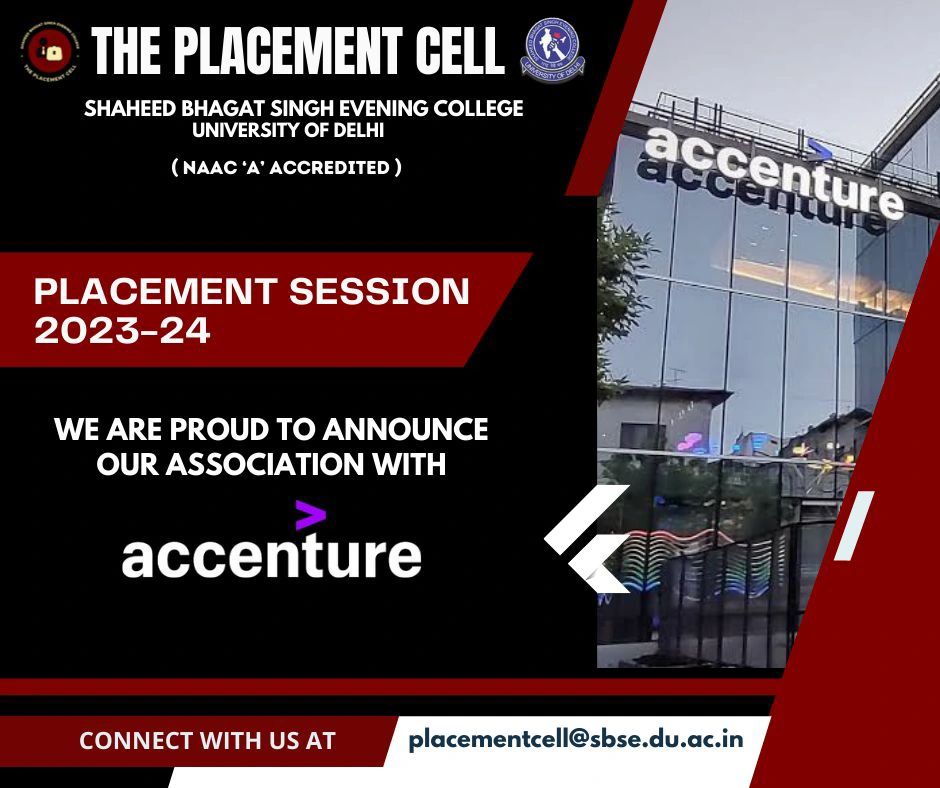 The Placement Cell, Shaheed Bhagat Singh Evening College, University of ... The Placement Cell, Shaheed Bhagat Singh Evening College, University of ...