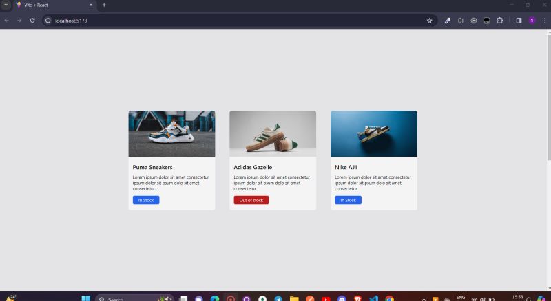 How React created a shoe card using React | Sachin Kumar posted on the ... How React created a shoe card using React | Sachin Kumar posted on the ...