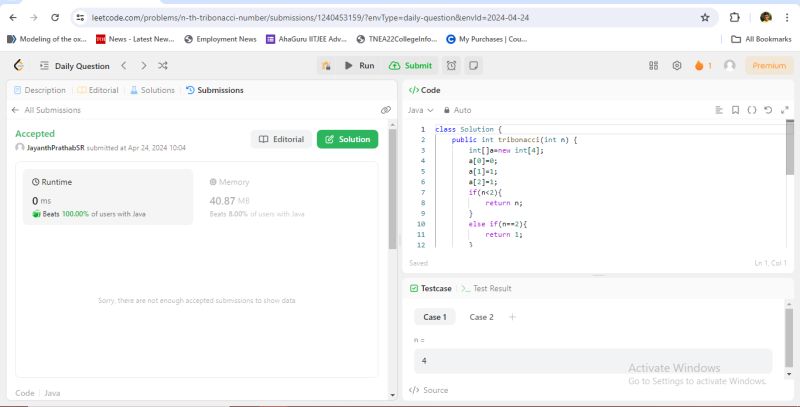 Jayanth Prathab Rajavelu on LinkedIn: #100daysofcoding #leetcode # ... Jayanth Prathab Rajavelu on LinkedIn: #100daysofcoding #leetcode # ...