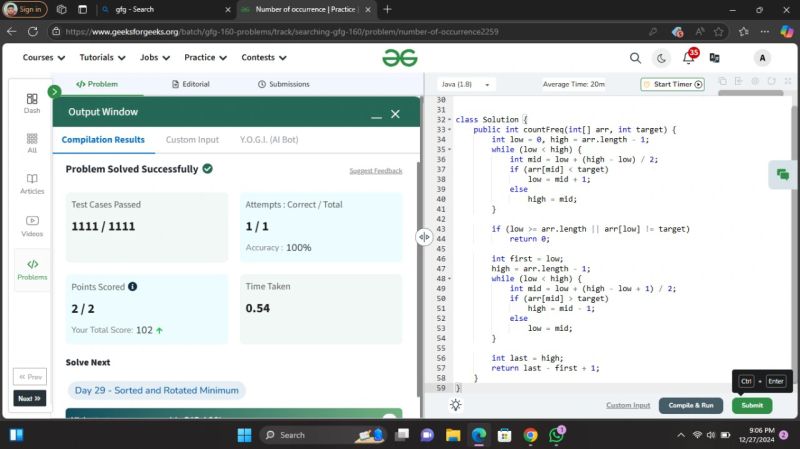 Aditi Singh on LinkedIn: #100daysofcode #problemsolving #java # ... Aditi Singh on LinkedIn: #100daysofcode #problemsolving #java # ...