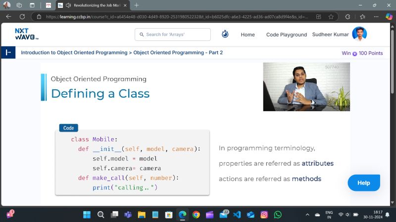 Sudheer kumar gandikota on LinkedIn: #day97 #100daysofcode #nxtwave # ... Sudheer kumar gandikota on LinkedIn: #day97 #100daysofcode #nxtwave # ...