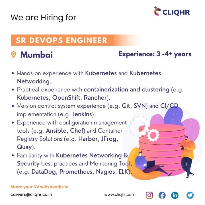 Rizwana S on LinkedIn: #hiring #devops #devopsengineer #agile # ... Rizwana S on LinkedIn: #hiring #devops #devopsengineer #agile # ...