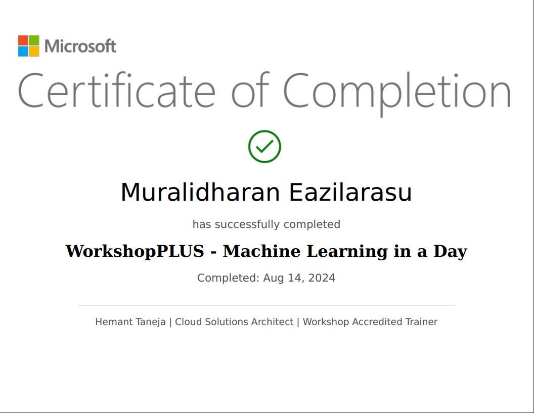 Muralidharan Eazilarasu on LinkedIn: #machinelearning #datascience #ai ... Muralidharan Eazilarasu on LinkedIn: #machinelearning #datascience #ai ...