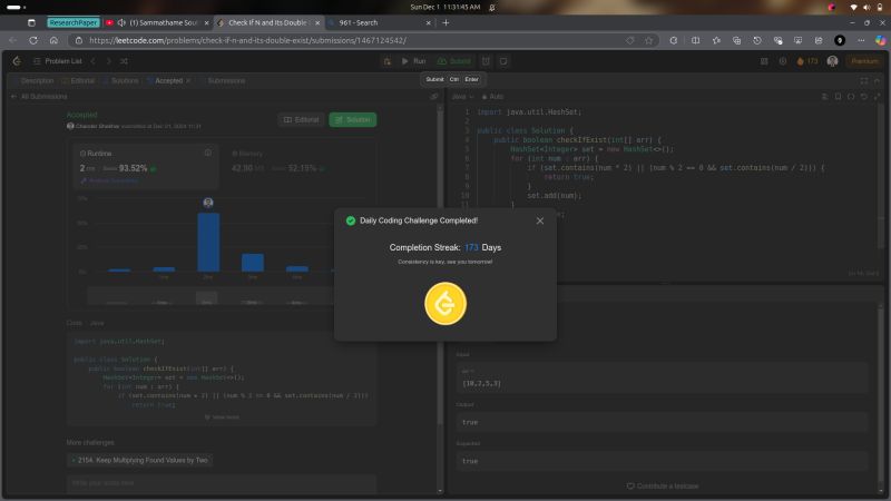 Chander Shekhar on LinkedIn: #codingjourney #leetcode #consistency # ... Chander Shekhar on LinkedIn: #codingjourney #leetcode #consistency # ...