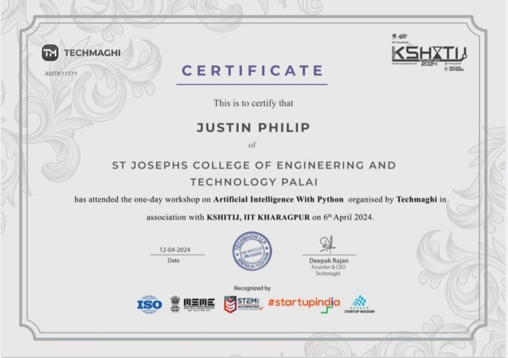 Justin Philip on LinkedIn: #ai #python Justin Philip on LinkedIn: #ai #python