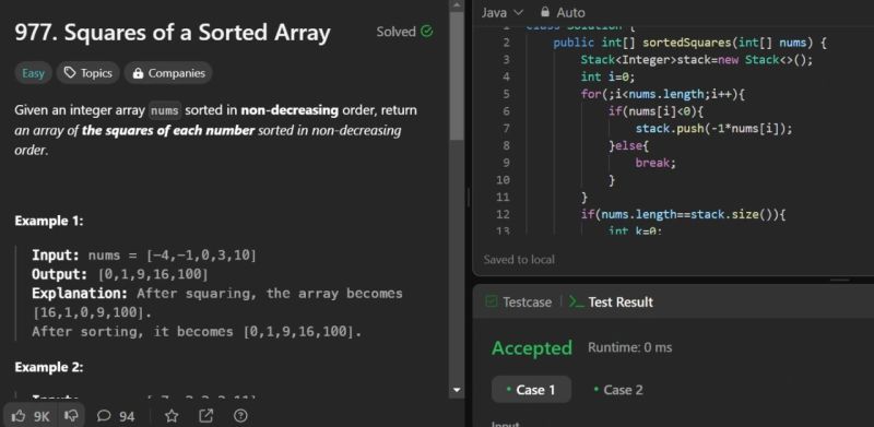 How I solved LeetCode problem 977 | Deepak Kumar Chauhan posted on the ... How I solved LeetCode problem 977 | Deepak Kumar Chauhan posted on the ...