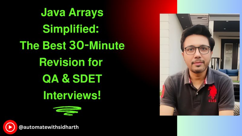 #sidpost #java #testing #sdet #qa #softwaretesting #qualityassurance ... #sidpost #java #testing #sdet #qa #softwaretesting #qualityassurance ...