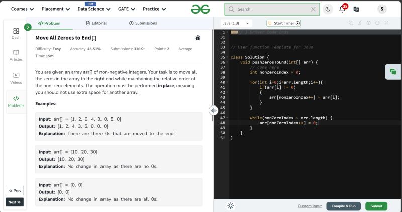 #day2 #160daysofcode #geeksforgeeks #javaprogramming #codingjourney ... #day2 #160daysofcode #geeksforgeeks #javaprogramming #codingjourney ...