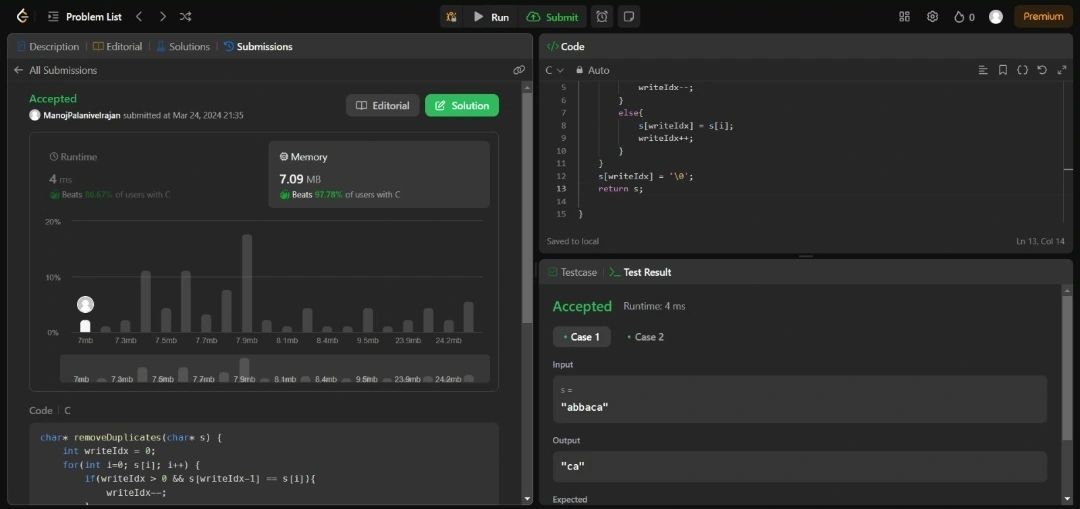 Day 4 of LeetCode 100Days Challenge | Manoj Palanivelrajan posted on ... Day 4 of LeetCode 100Days Challenge | Manoj Palanivelrajan posted on ...