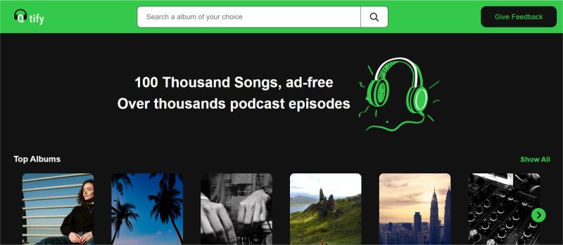 Qtify: a song-browsing application with ReactJS | Saksham Dubey posted ... Qtify: a song-browsing application with ReactJS | Saksham Dubey posted ...
