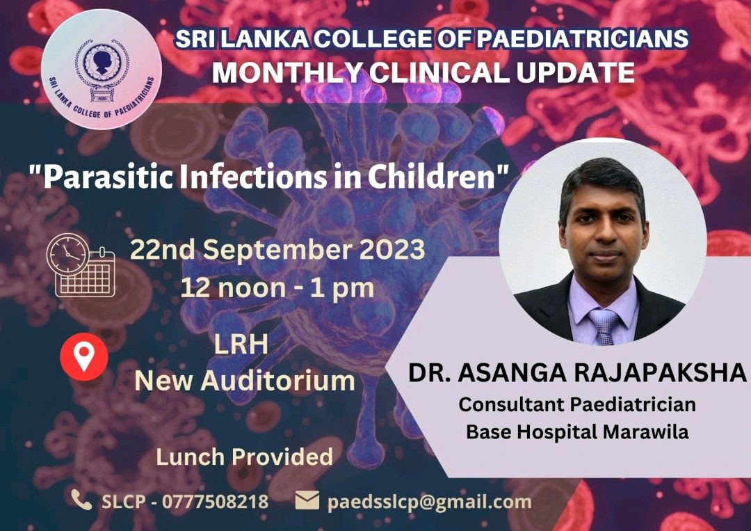 Sri Lanka College of Paediatricians posted on LinkedIn Sri Lanka College of Paediatricians posted on LinkedIn