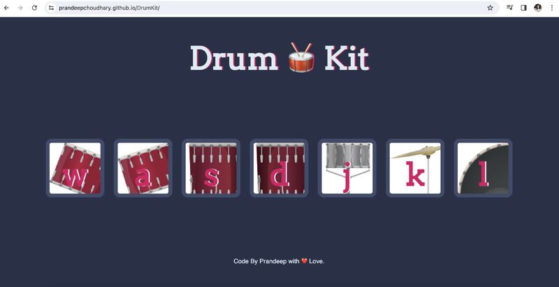 Prandeep C. on LinkedIn: #drumkit #webdevelopment #javascriptmagic # ... Prandeep C. on LinkedIn: #drumkit #webdevelopment #javascriptmagic # ...