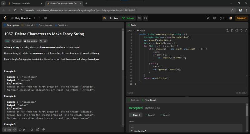 Krishna Pratap Singh on LinkedIn: #dsawithjava #leetcode1957 # ... Krishna Pratap Singh on LinkedIn: #dsawithjava #leetcode1957 # ...