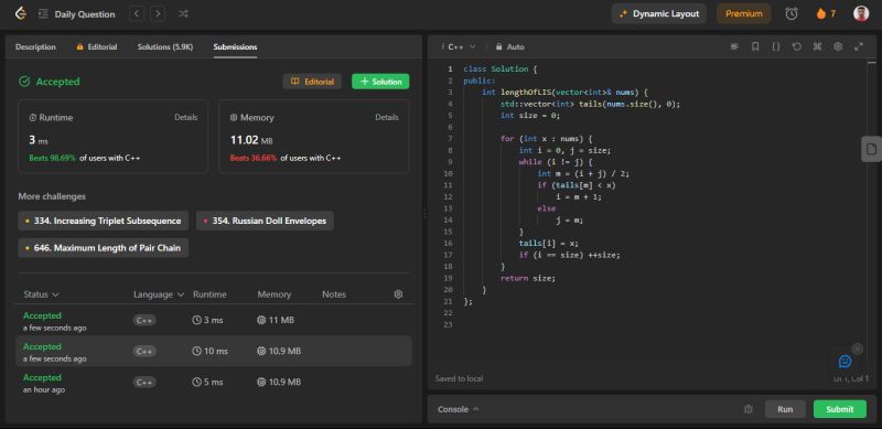 Day 51 of #leetcode journey: solved 1 more question | Utsav Maji posted ... Day 51 of #leetcode journey: solved 1 more question | Utsav Maji posted ...
