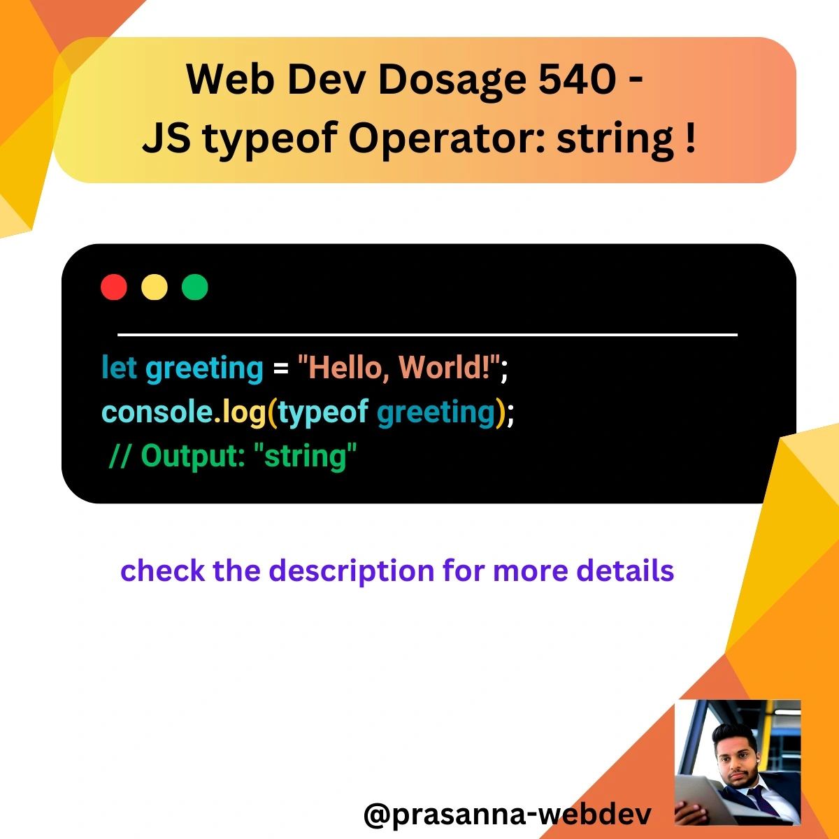 Prasanna D on LinkedIn: #webdevelopment #javascript #coding101 Prasanna D on LinkedIn: #webdevelopment #javascript #coding101