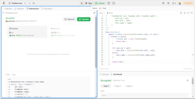 Day 93 of #100DaysOfCode: Inserting in Binary Search Trees | Prasiddhi ... Day 93 of #100DaysOfCode: Inserting in Binary Search Trees | Prasiddhi ...