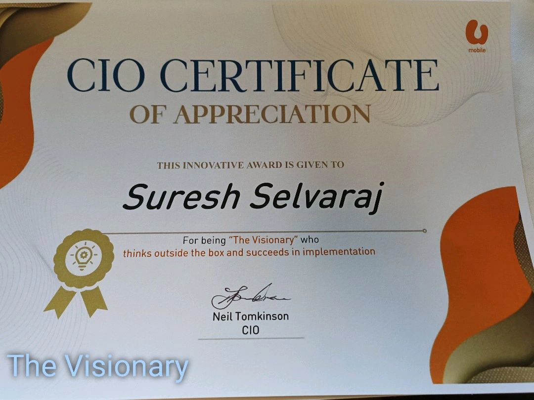 Suresh Selvaraj on LinkedIn: A token of appreciation... Suresh Selvaraj on LinkedIn: A token of appreciation...