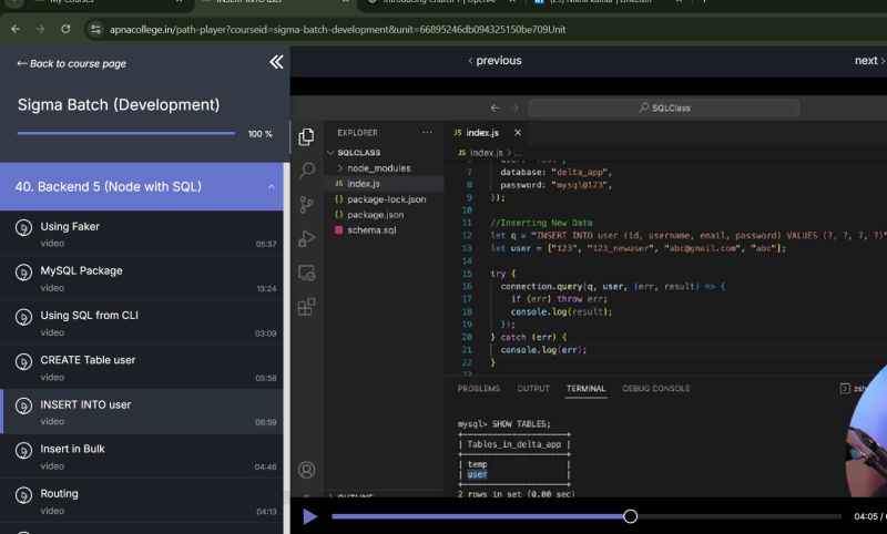 Nikhil kumar on LinkedIn: #nodejs #sql #backenddevelopment # ... Nikhil kumar on LinkedIn: #nodejs #sql #backenddevelopment # ...
