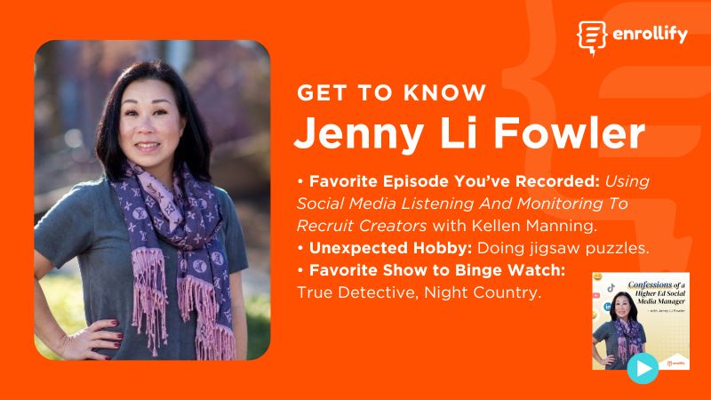 Meet Jenny Li Fowler, host of Confessions of a Higher Ed Social Media ... Meet Jenny Li Fowler, host of Confessions of a Higher Ed Social Media ...