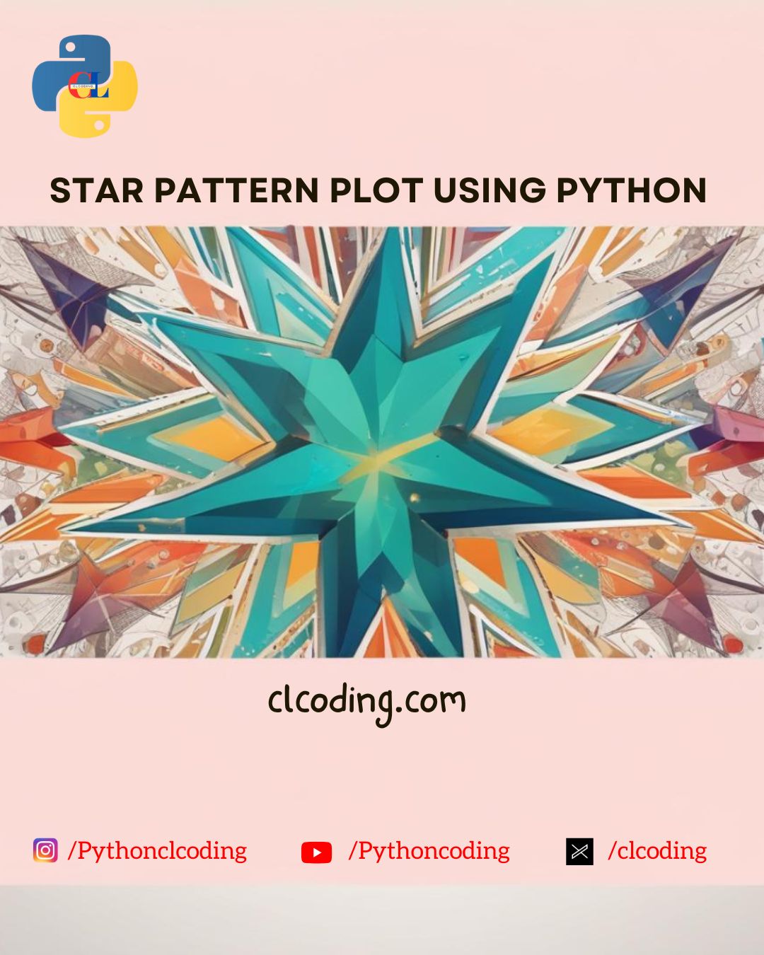 Star pattern plot using python https://bit.ly/3QrjTj8 | Python Coding Star pattern plot using python https://bit.ly/3QrjTj8 | Python Coding