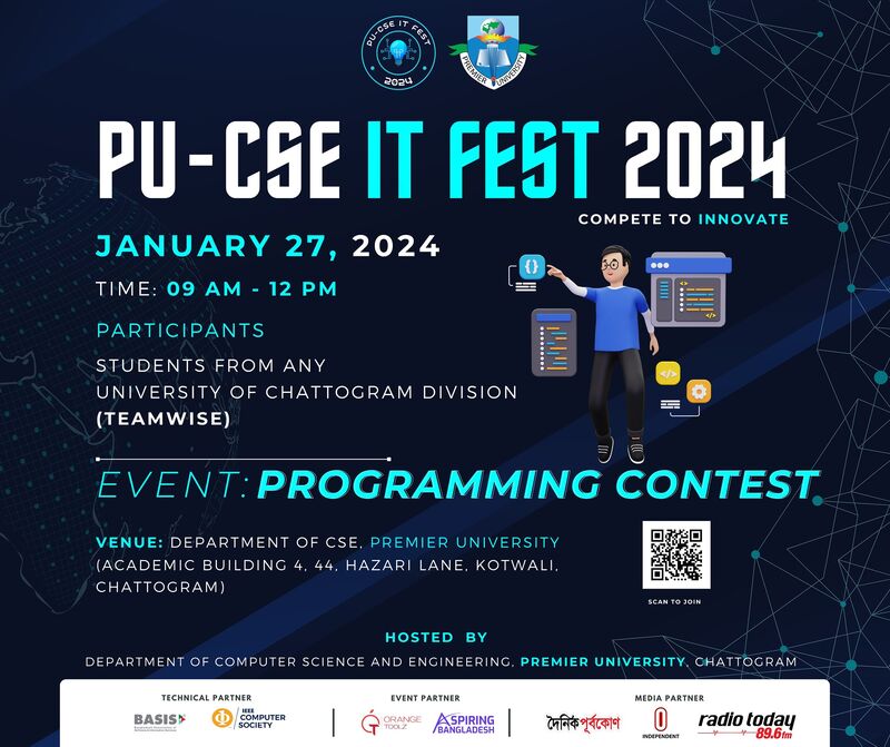 Ayon Das Gupta on LinkedIn: #pu #itfest #programmingcontest Ayon Das Gupta on LinkedIn: #pu #itfest #programmingcontest